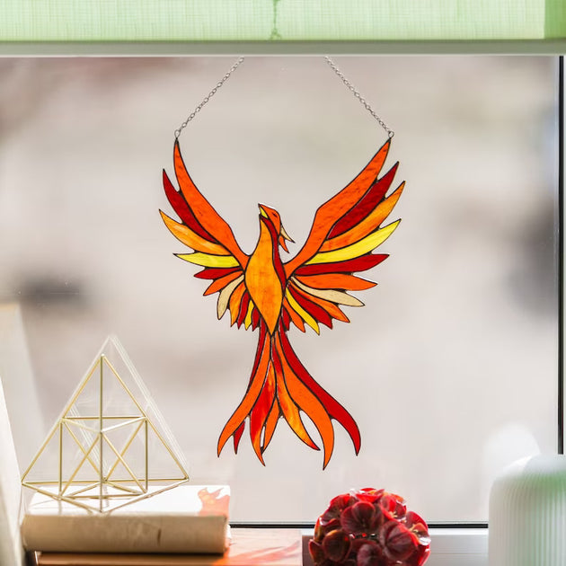 Phoenix Suncatcher – Venus Glass Art