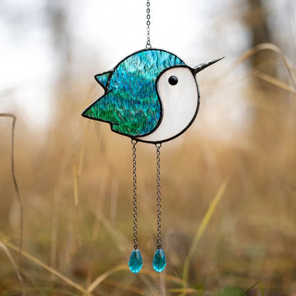 Hummingbird Light Catcher – Venus Glass Art