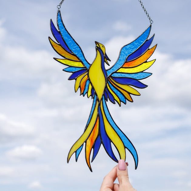 Phoenix Suncatcher – Venus Glass Art