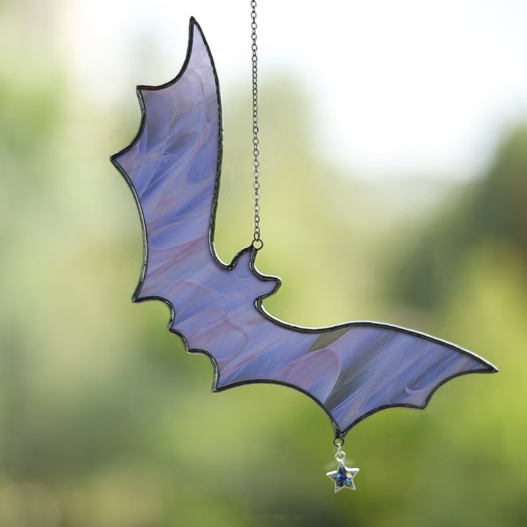 Moonlit Bat Suncatcher – Venus Glass Art