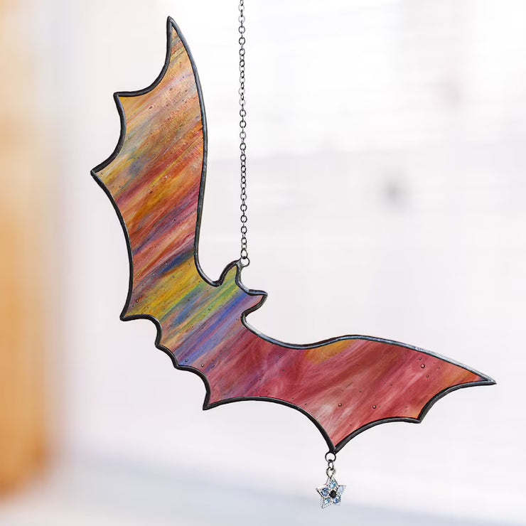 Moonlit Bat Suncatcher – Venus Glass Art