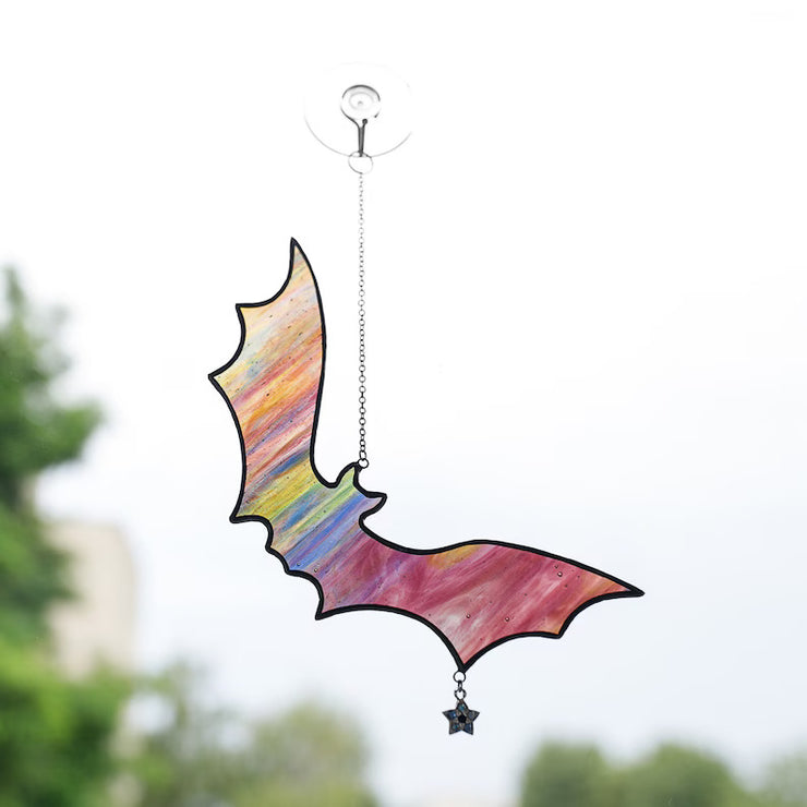 Moonlit Bat Suncatcher – Venus Glass Art