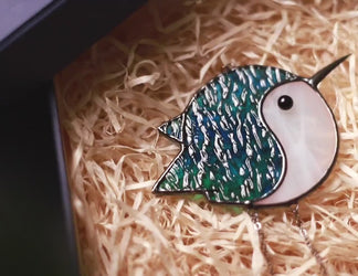 Hummingbird Light Catcher – Venus Glass Art